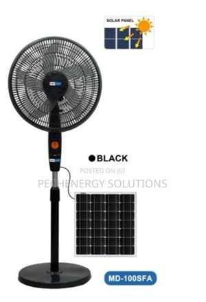 16 Inches Smart Solar Fan Md-100sfa Black in Lagos Island (Eko) - Home ...