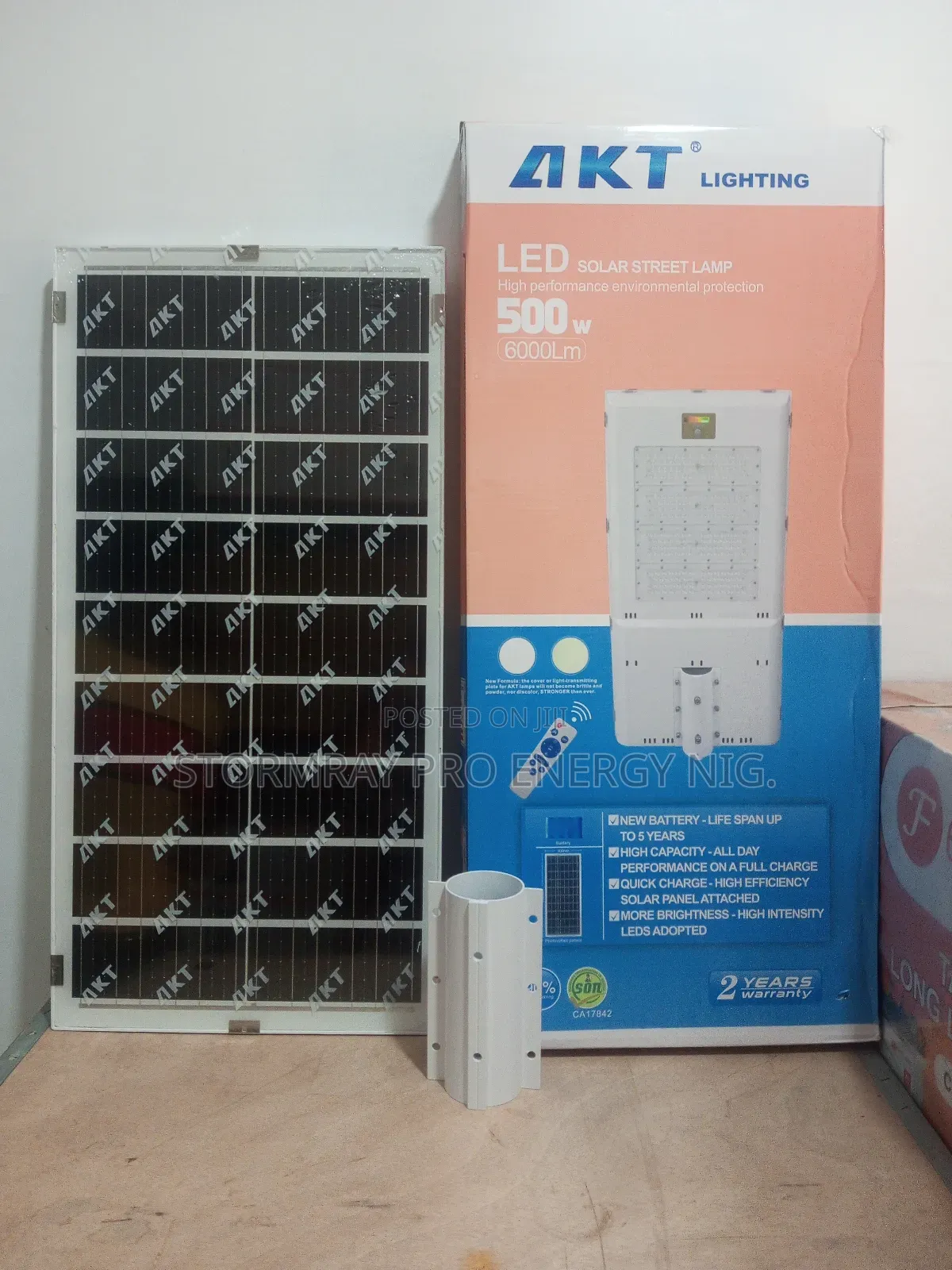 500w Akt Solar Street Lights in Lekki - Electrical Equipment, Stormray ...
