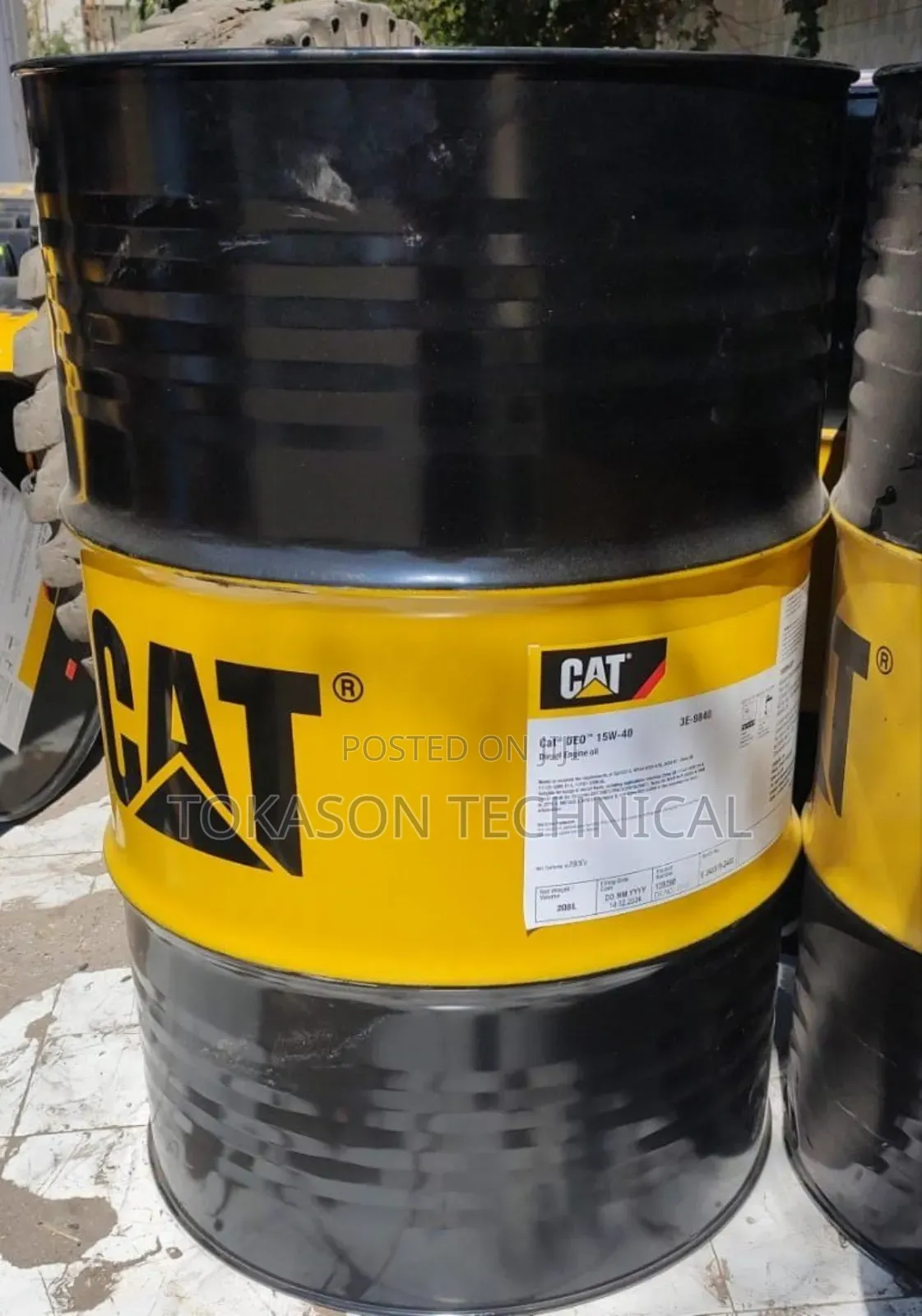Drum of Cat Ngeo Advanced 40 Natural Gas Engine Oil (Sae 40) for sale ...