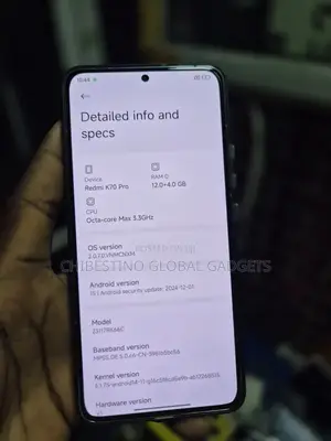Xiaomi Redmi K70 Pro 256 GB Blue for sale - CHIBESTINO GLOBAL GADGETS ...