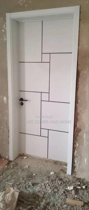 White Wooden Door 3ft by 7. in Ajah - Doors & Security, Pat-vee Doors ...
