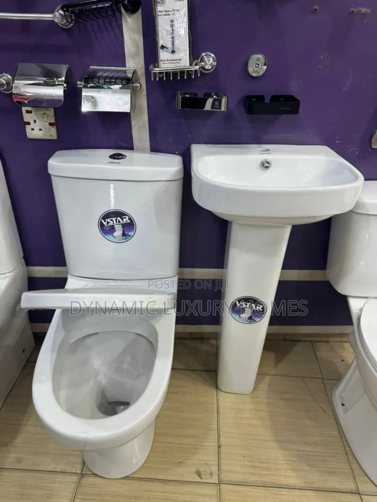 Vstar Set Wc With Pedestal and Wash Hand Basin in Orile - Plumbing ...