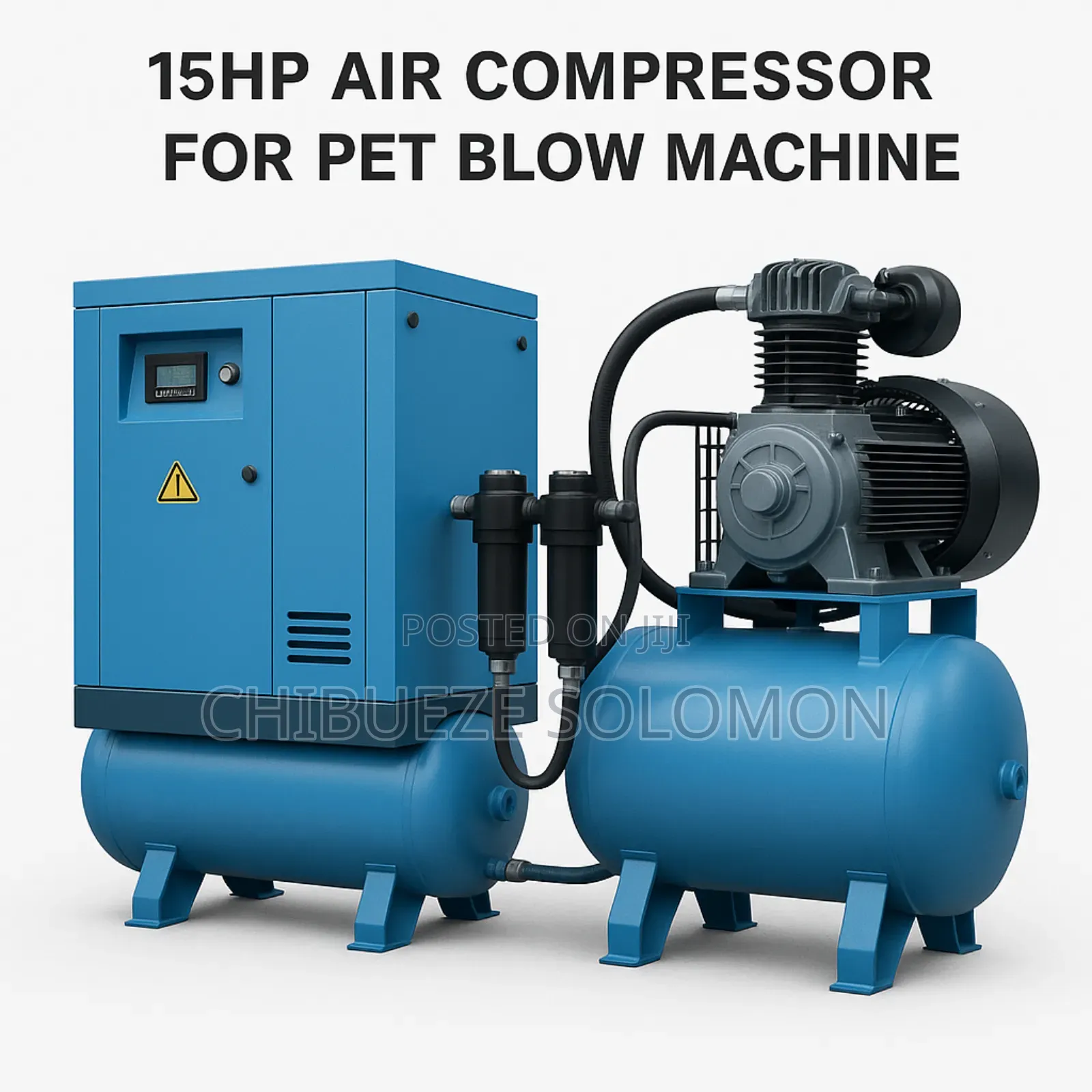 15hp Air Compressor for Pet Blow Machine – Industrial Grade in Ojo ...