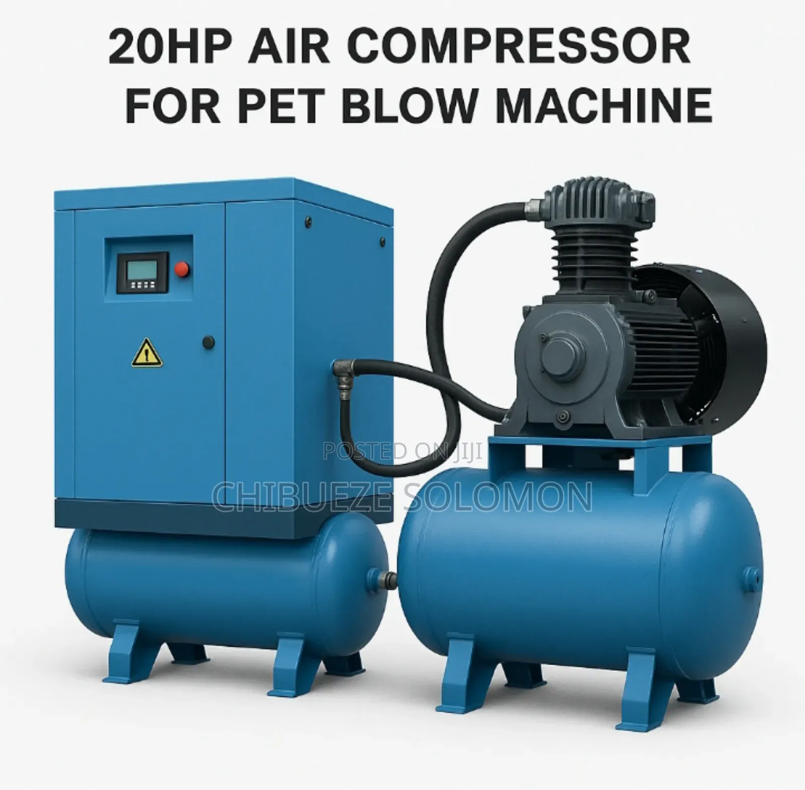 20hp Air Compressor for Pet Blow Machine, High Capacity in Ojo ...