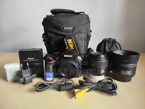 Nikon D3300 DSLR Camera Kit Lens + Extra 35mm Prime Lens in Ajah ...