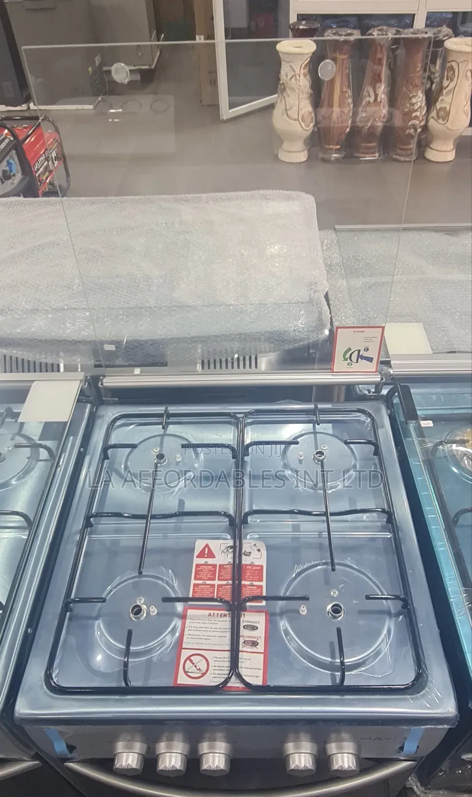Maxi Four Burner Gas Cooker 5050 4b Inox Igl for sale - LA Affordables ...