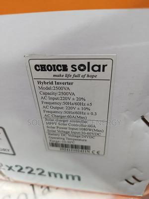 2.5kva 24v Choice Solar Inverter Hybrid in Port-Harcourt - Solar Energy ...