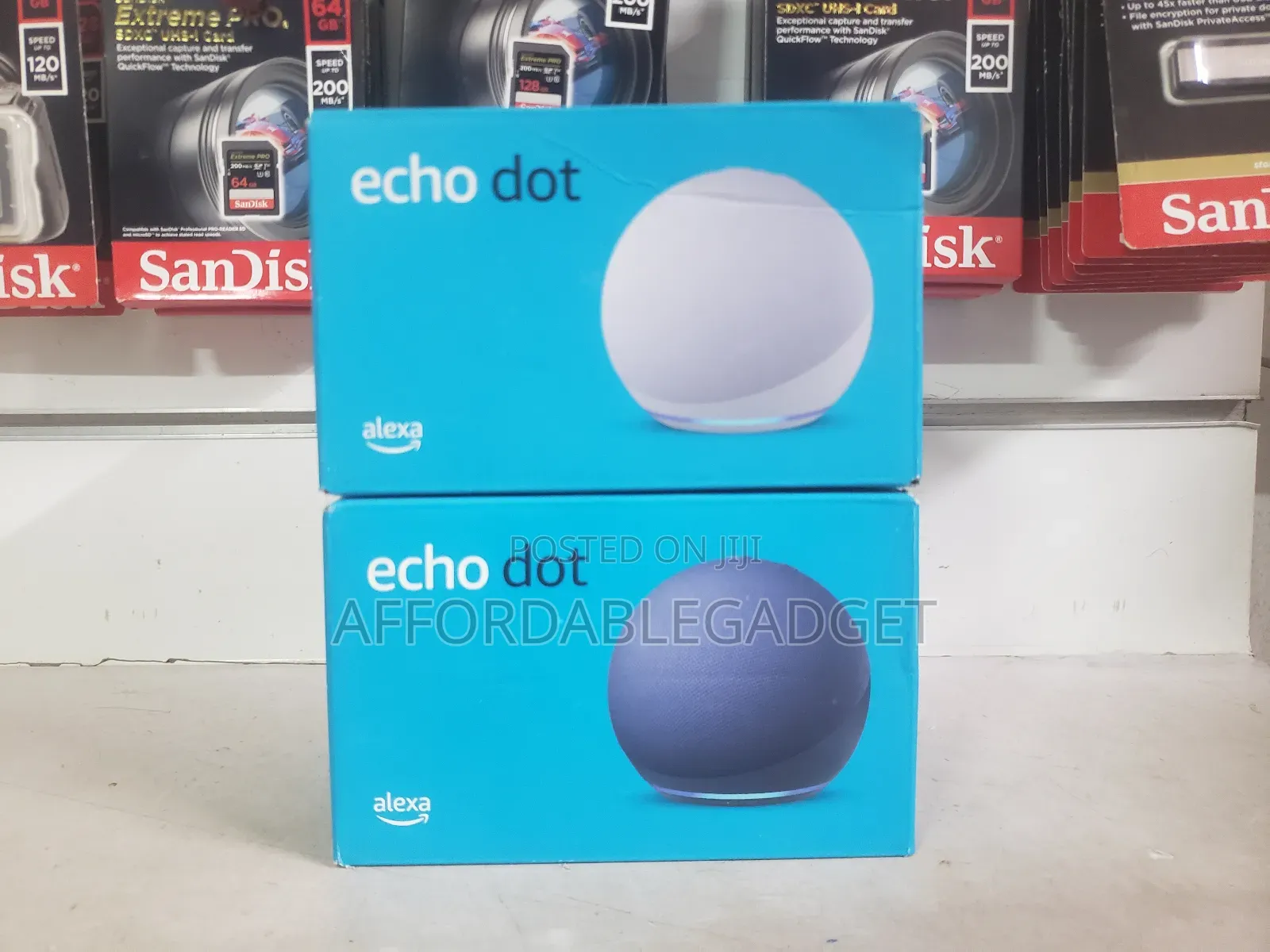 Echo Dot With Alexa Wifi Blue Speaker Gen 5 in Ikeja - Audio & Music ...
