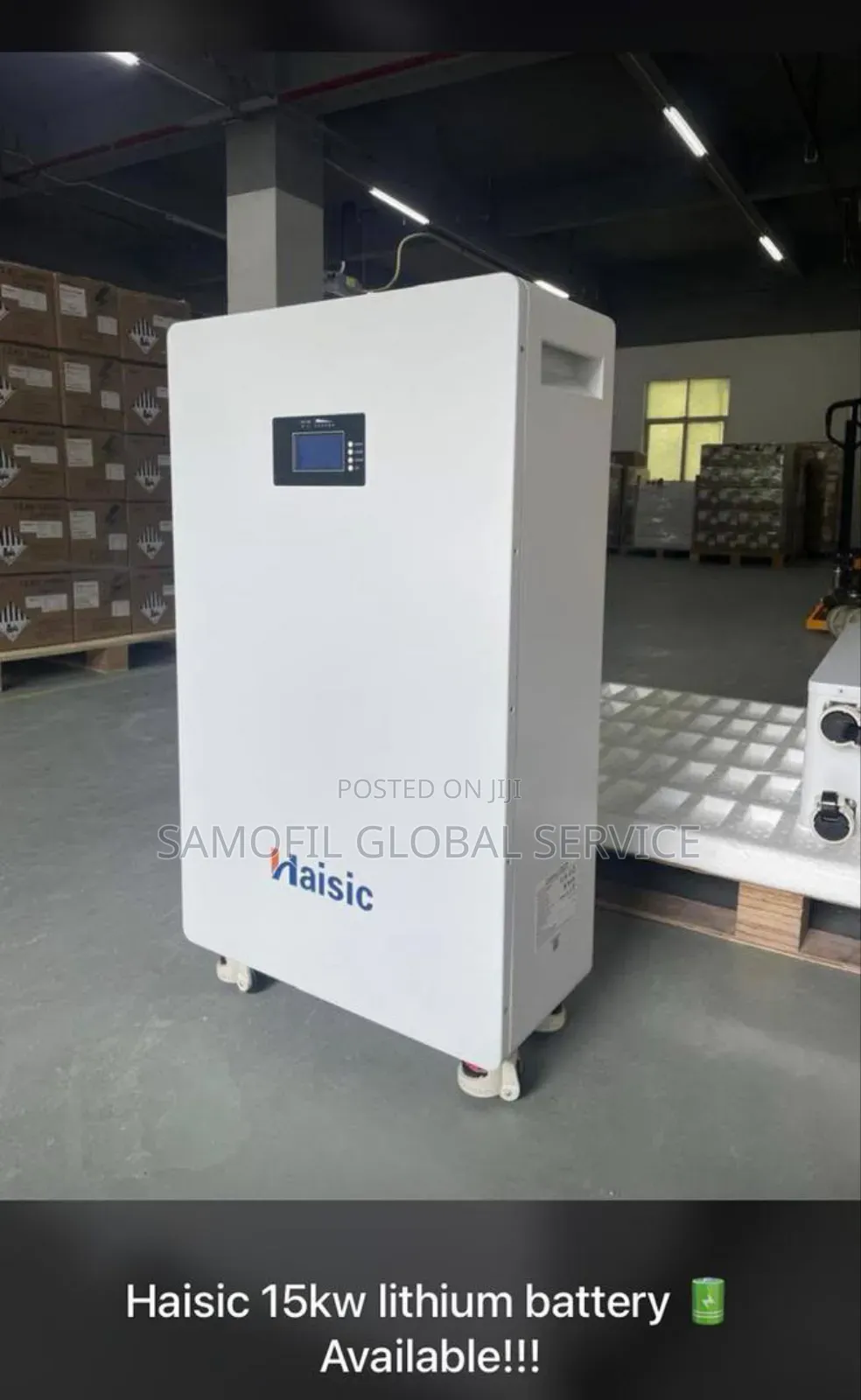 Haisic Energy 15kwh 48v Lithium Ion Battery in Ojo - Solar Energy ...