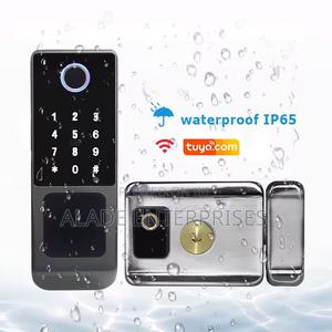 Ip65 Waterproof Smart Tuya Wifi Fingerprint Digital Rim Lock in Lagos ...