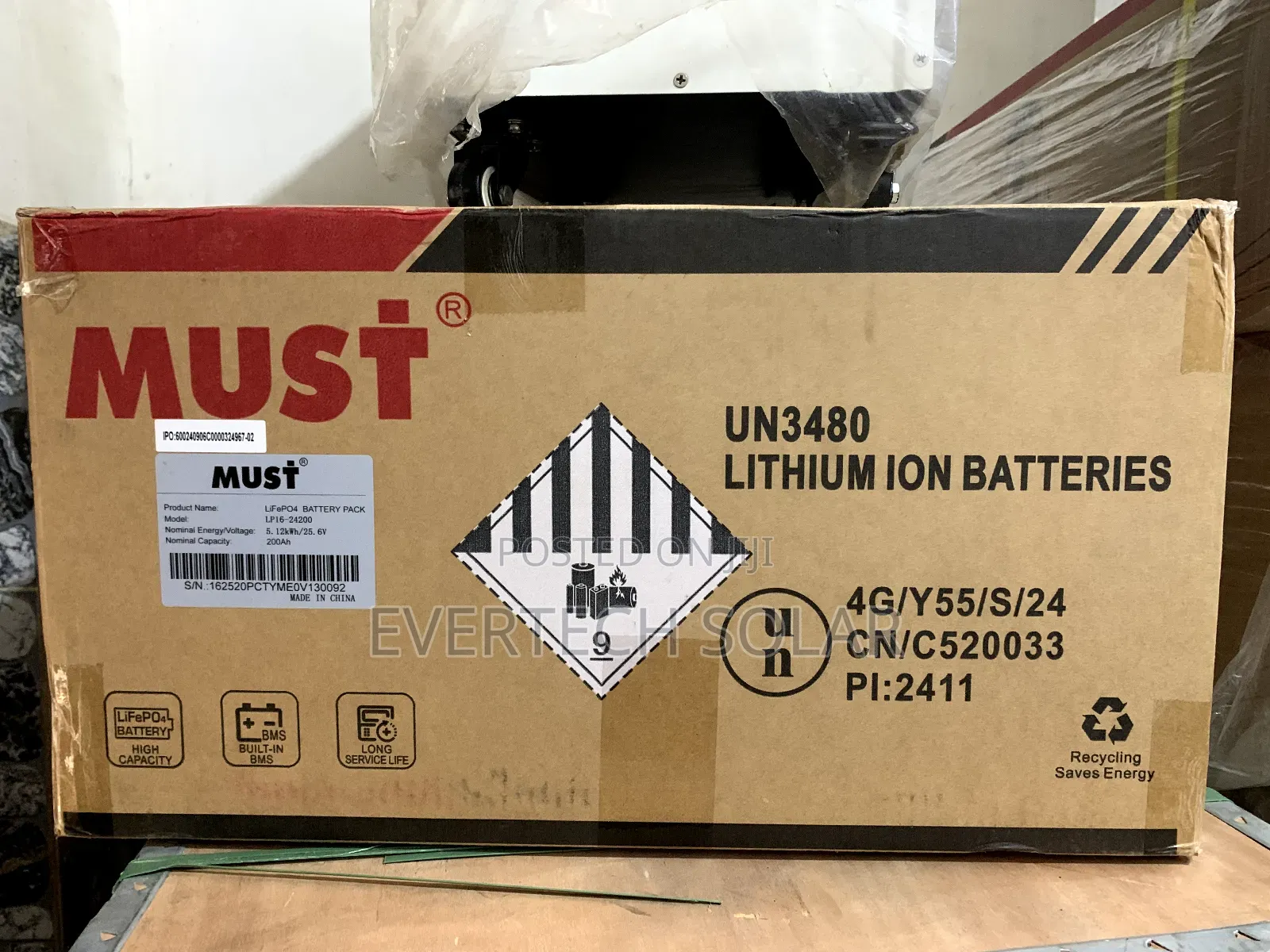 Mu$T 5kwhs Lithium Ion 🔋24 Battery in Ajah - Solar Energy, Evertech ...