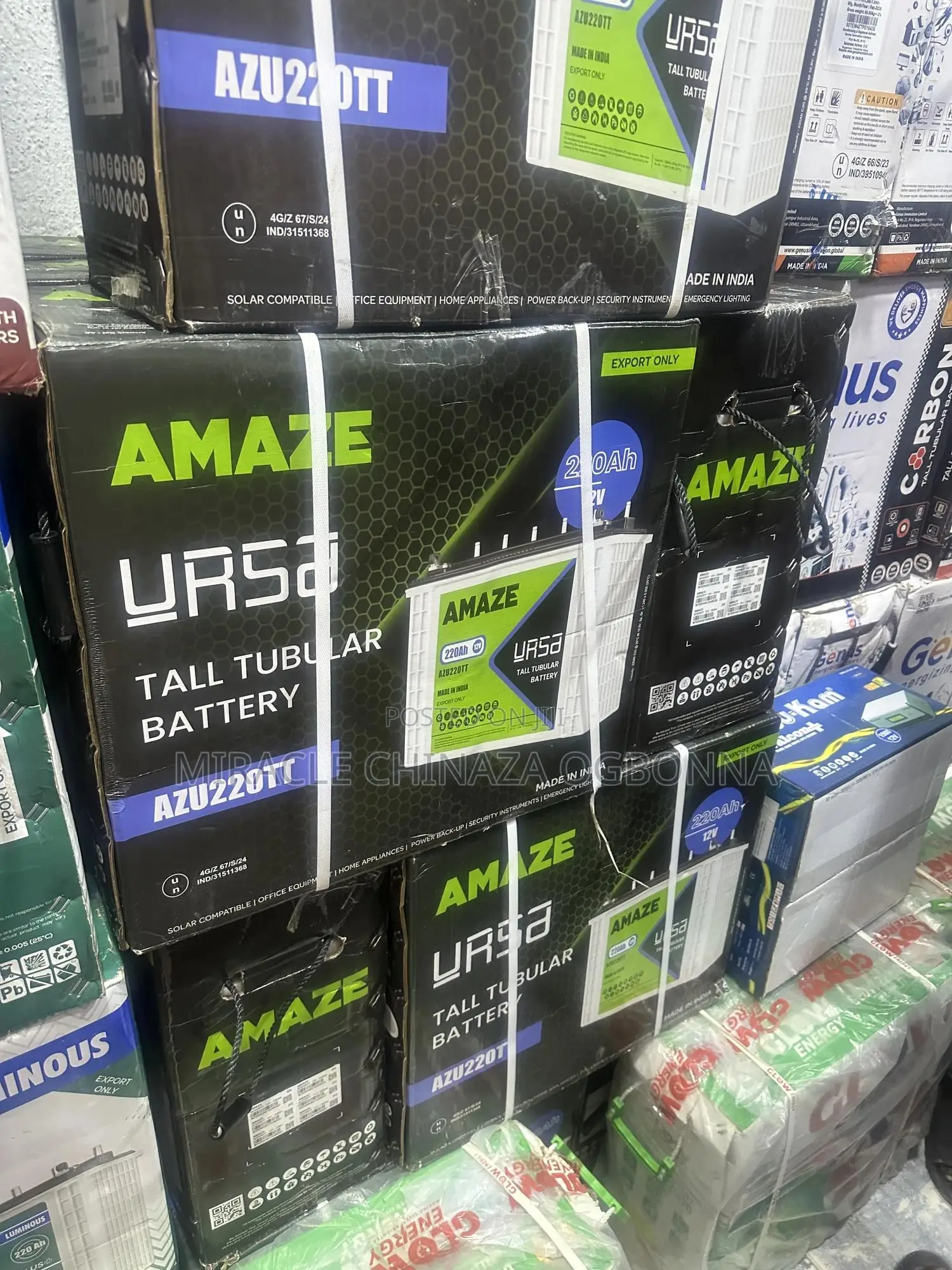 220a 12v Amaze Tubular Wet Cell Battery in Oyigbo - Electrical Equipment, Miractech Energy ...