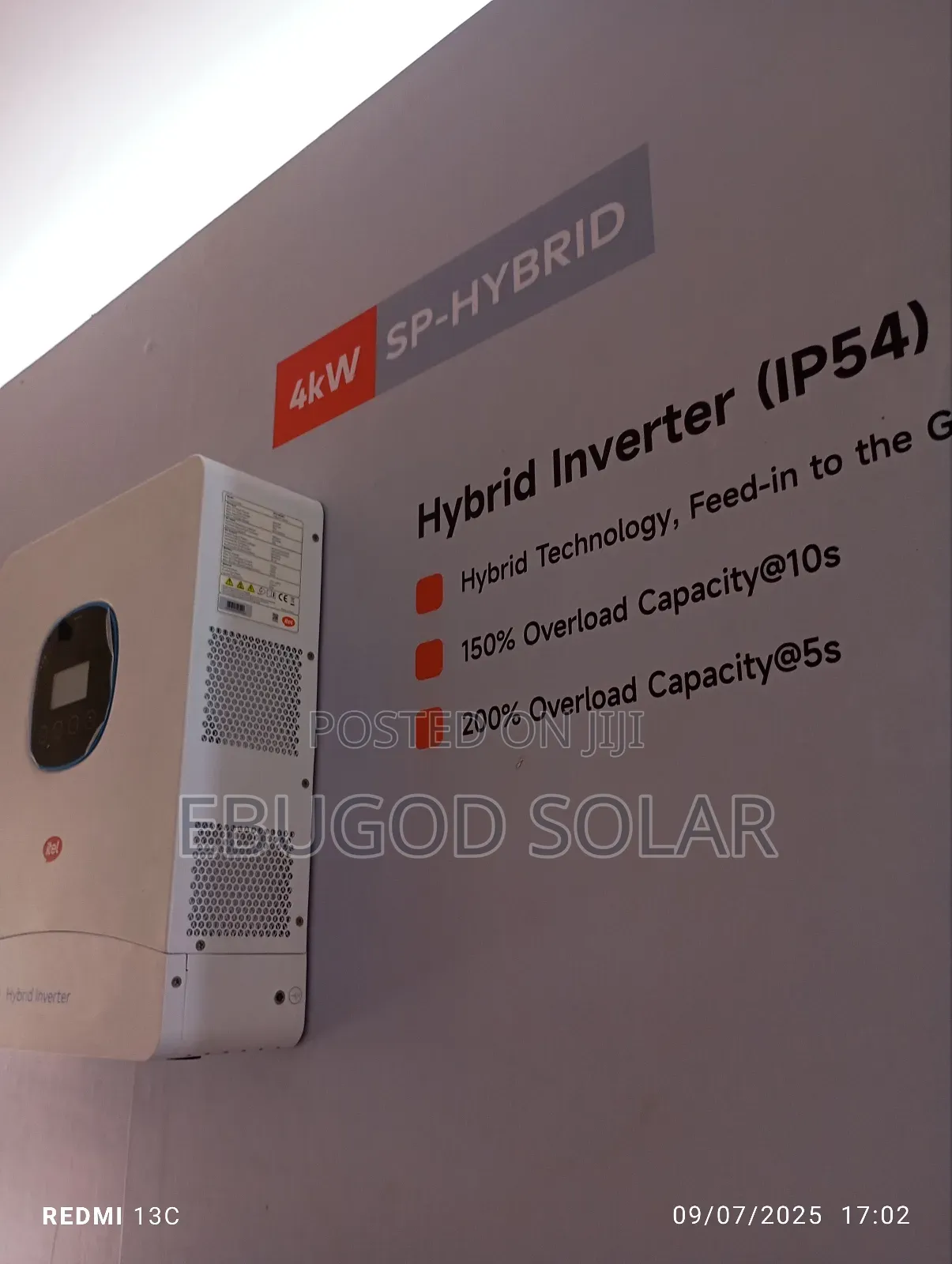 Itel Energy Inverter Hybrid 4kva 24v Ip54 / 1 Phase in Ibadan - Solar ...