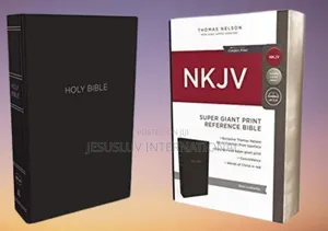 NKJV Holy Bible, Super Giant Print Reference Bible, Black in Ikeja - Books & Table Games ...
