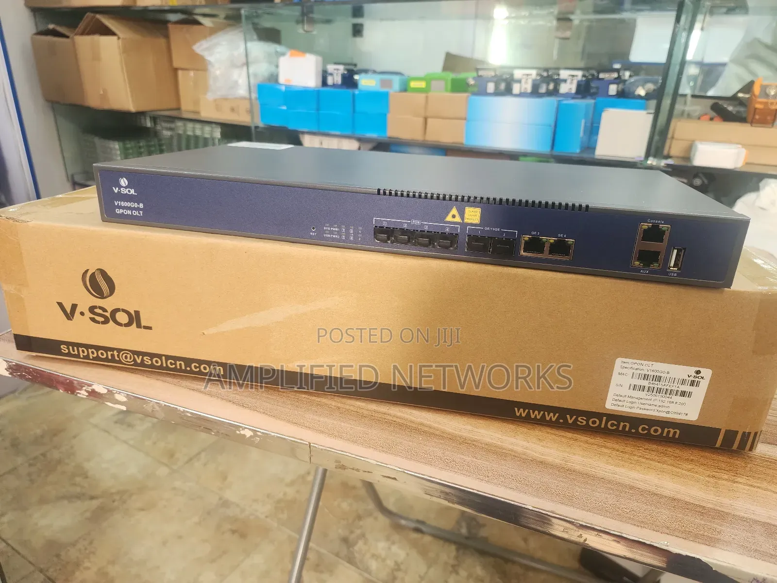 Vsol 4pon Gpon Olt for sale - Amplified Networks Price: ₦ 1,300,000 on ...
