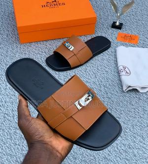 New Design Hermes Men's Pam Slippers in Ojo - Shoes, Tega Justina ...