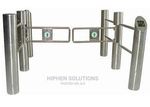 Supermarket Automatic Turnstile Entry Exit Access Control Swing Gates ...