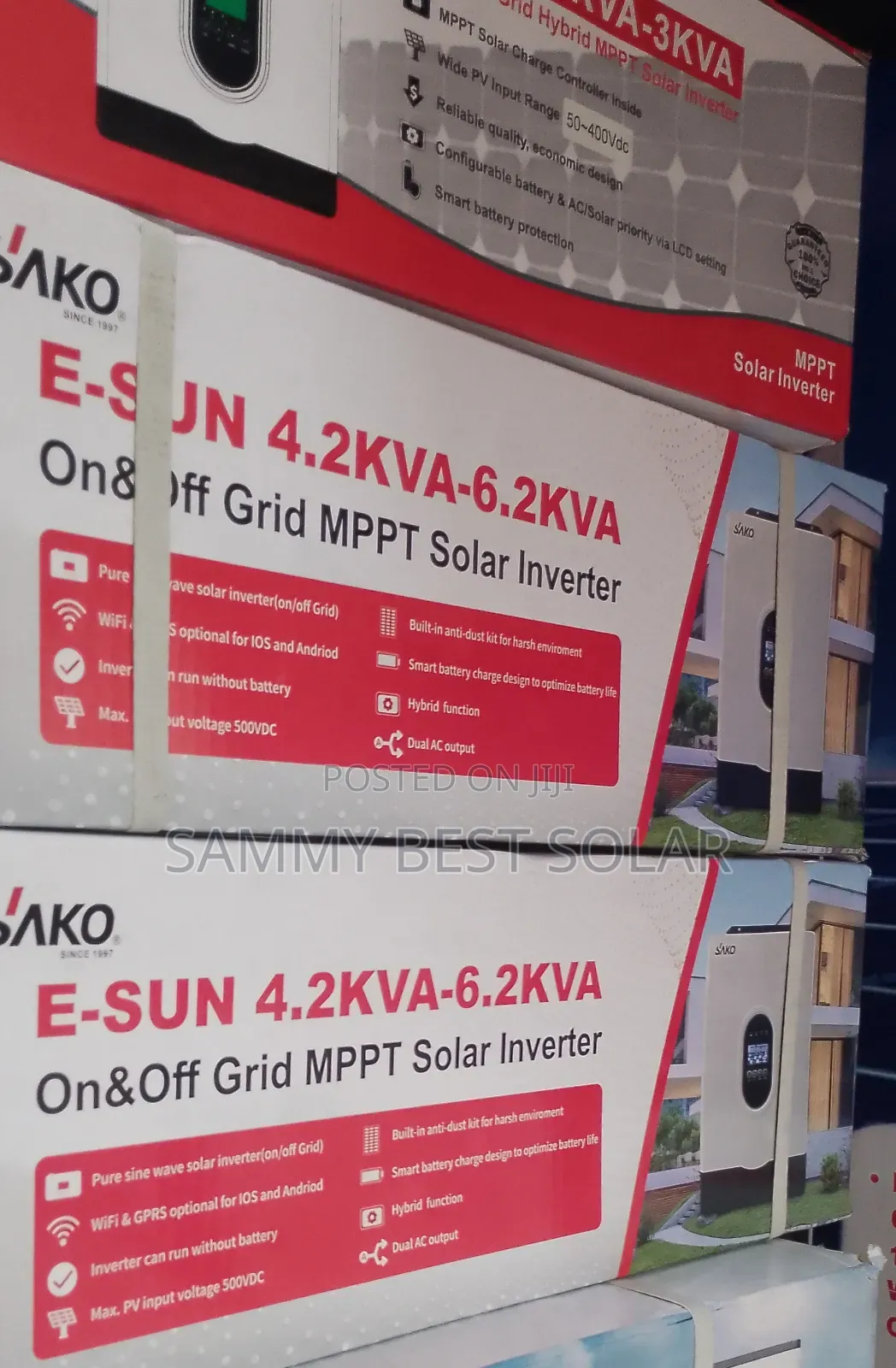 Sako Transformer Less Hybrid Inverter -6.2kva/48v in Stock, in Ojo ...