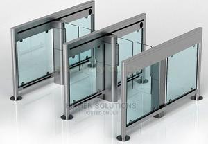 Slim Swing Gates Bi Directional Automatic Turnstiles Optical Barrier in ...