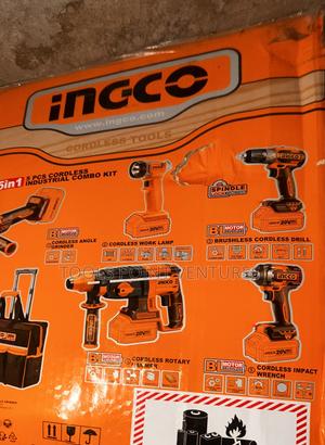 Ingco 5-in-1 Cordless Industrial Tool Set – 20v for sale - Tools Point ...