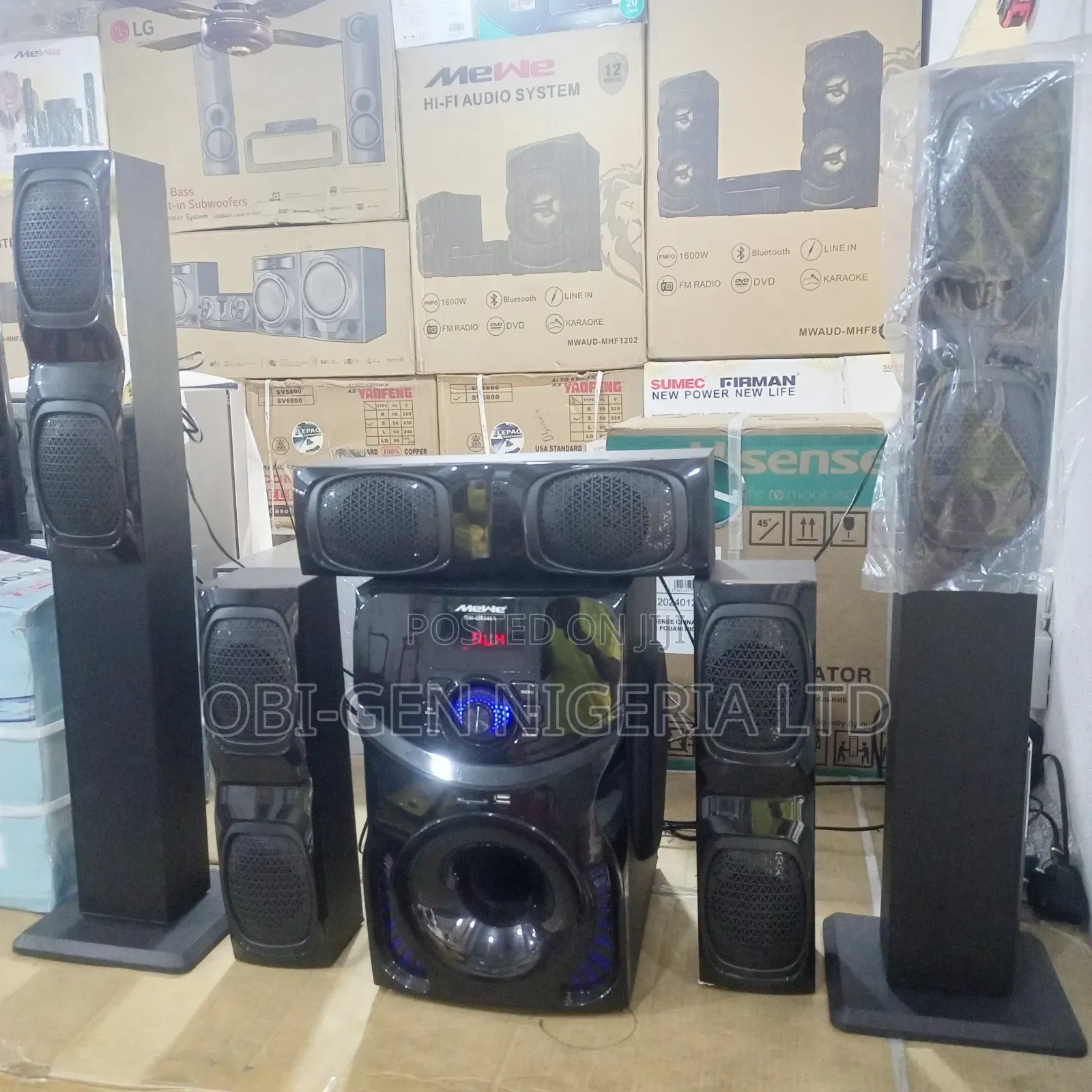Mewe Home Theater Speaker Set - Obi-gen Nigeria Ltd Price: ₦ 125,000 on ...