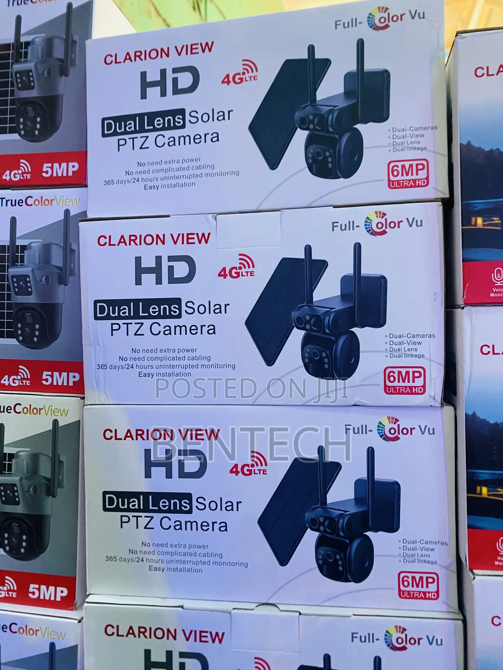 Ubox Solar Camera Dual Lens With Wifi in Delta State - Security & Surveillance, Bentech Solar ...