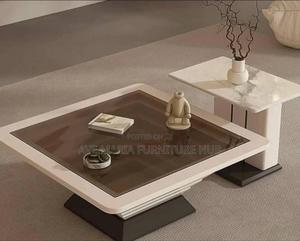 Classic Living Room Center Table and Side Stool in Ikeja - Furniture ...