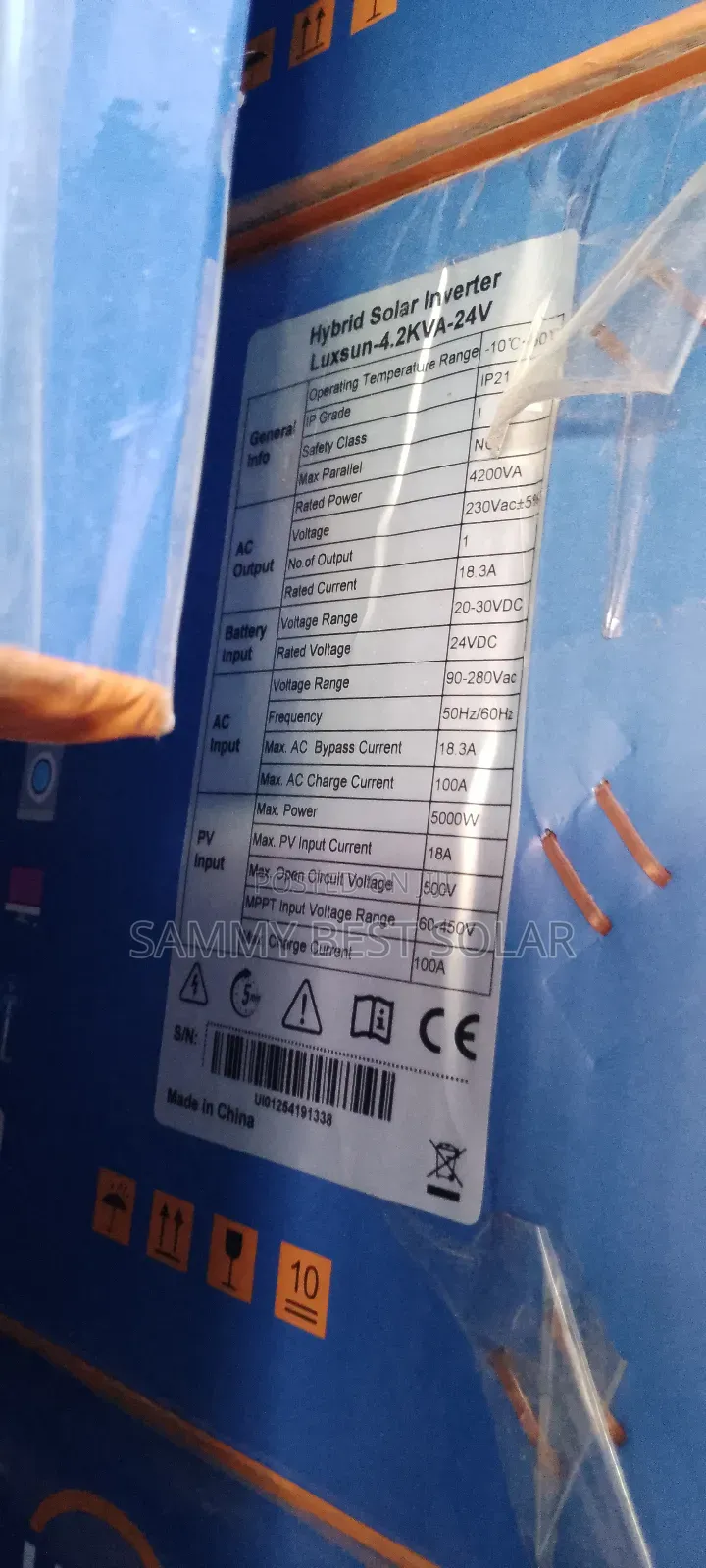 4.2v/24v Luxsun Hybrid Solar Inverter Available Now in Stock in ...