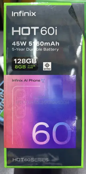 New Infinix Hot 60i 128 GB Black in Wuse 2 - Mobile Phones, Five Points ...