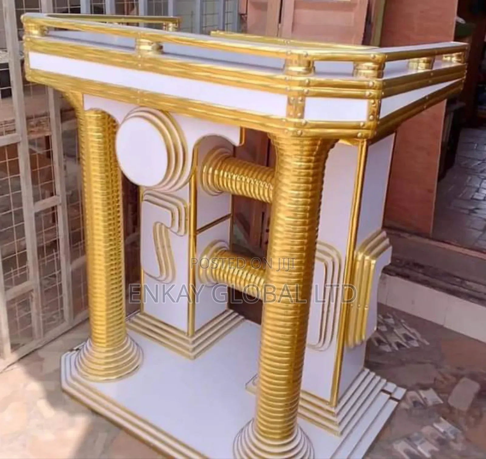 Gold Color Royal Church Pulpit in Ikorodu - Furniture, Enkay Global Ltd ...