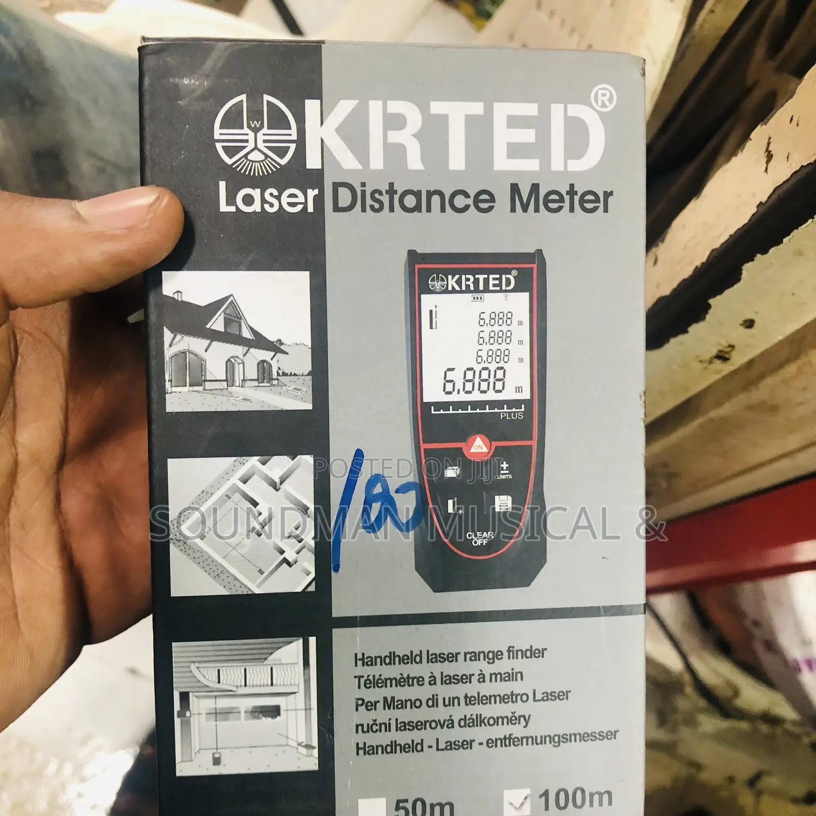 100 Meters Laser Distance Meter (Range Finder) Tape in Jabi - Measuring ...