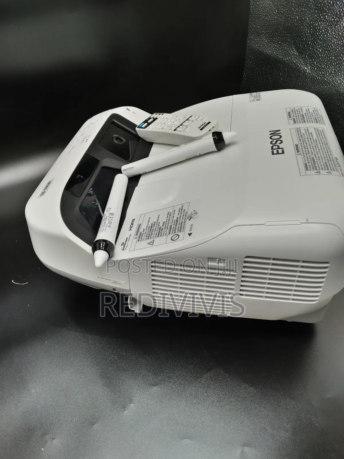 Epson Eb-595wi Ultra-Short- Throw Interactive 3lcd Projector - Wxga, in ...