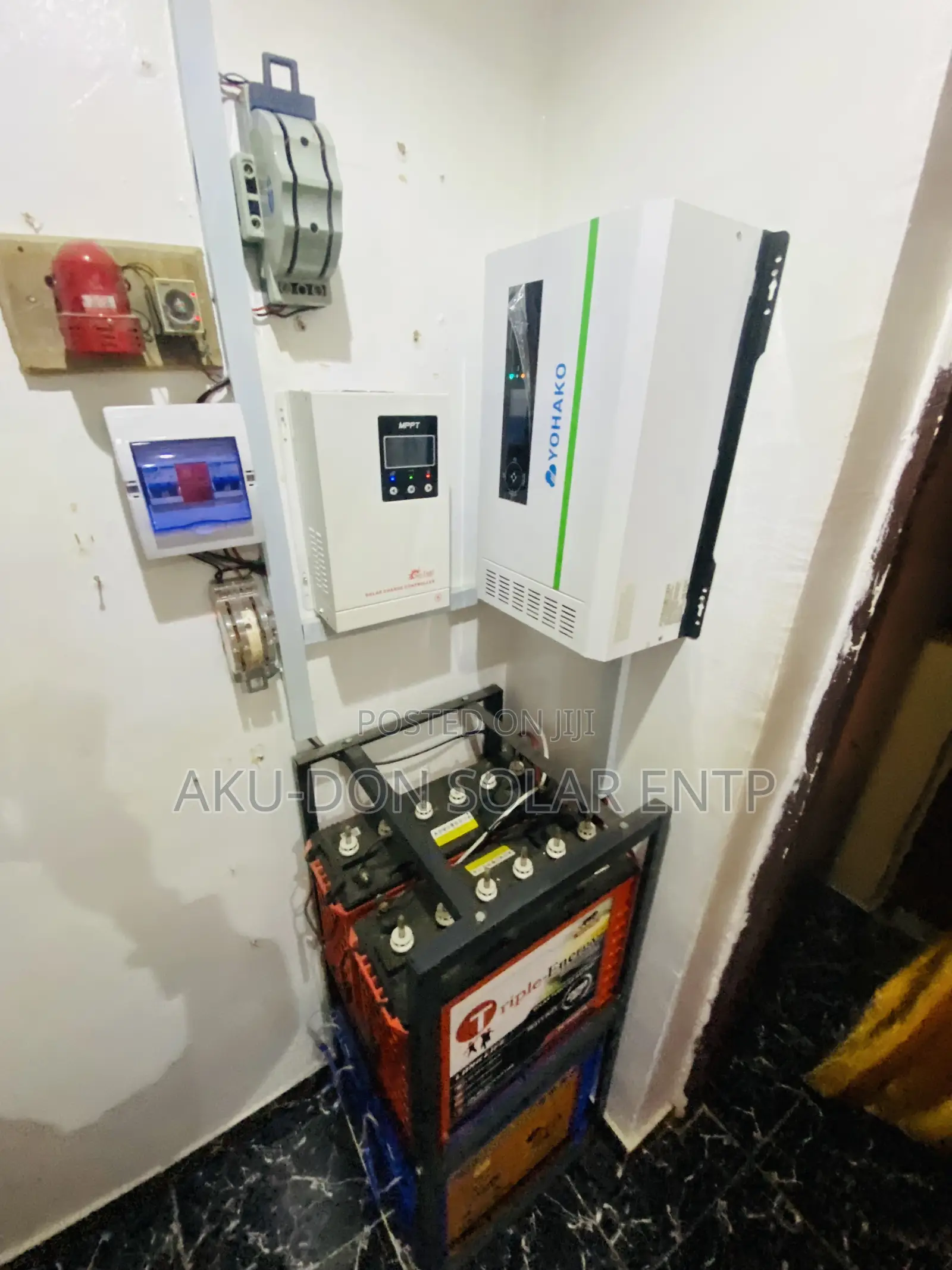 5.5kva System Setup/15pcs 450watts Panels/4pcs Tb Batteries in Ibadan ...