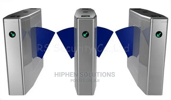 Bi-directional Wide Lane Flap Barrier Gate With IR Sensor in Lagos ...