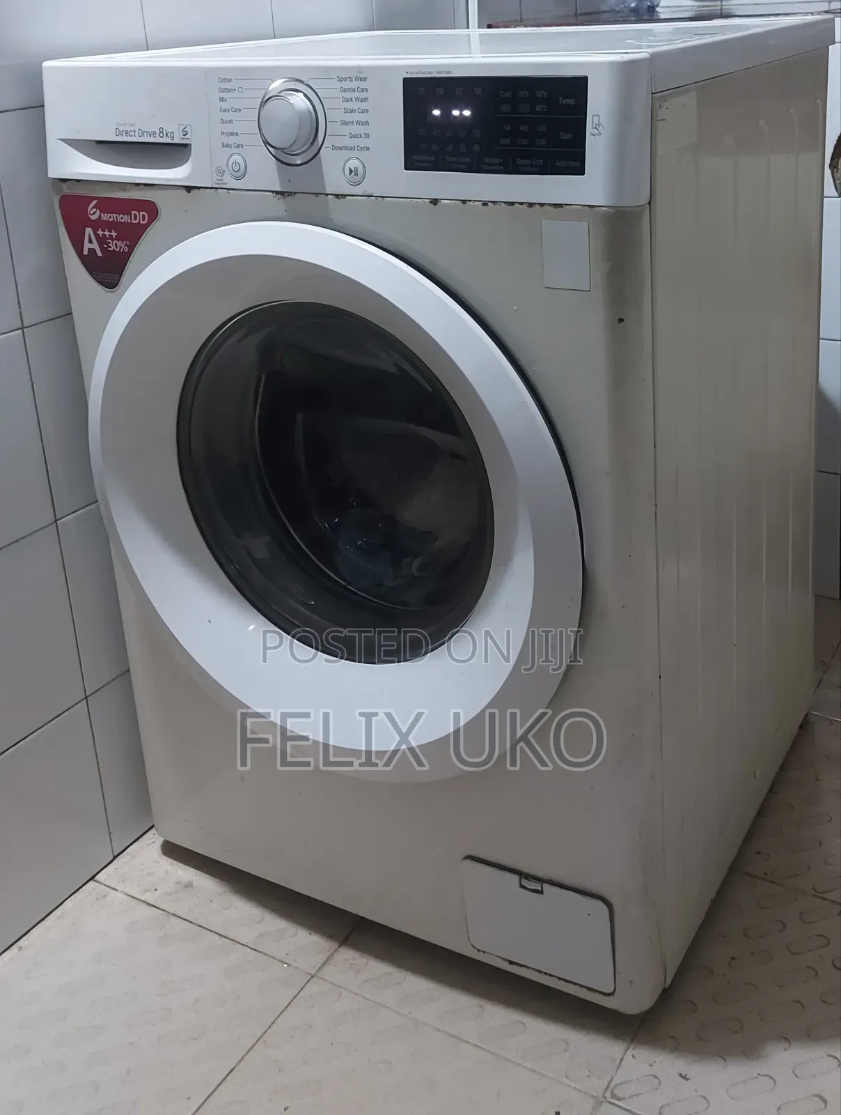 Lg 8kg Front Load Washing Machine – Fairly Used in Yaba - Home ...