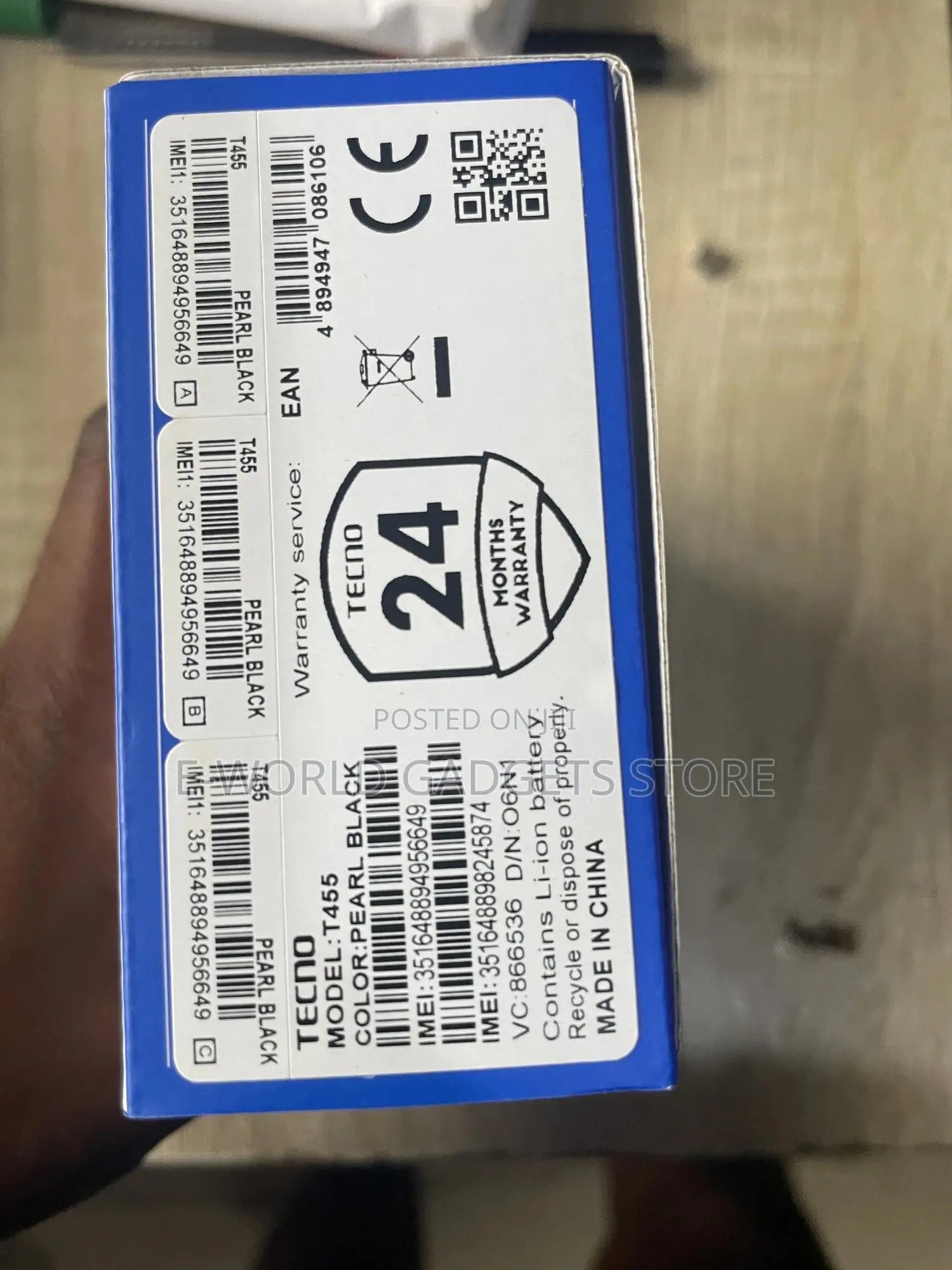 New Tecno T545 Black in Ikeja - Mobile Phones, E-world Gadget Store | Jiji.ng