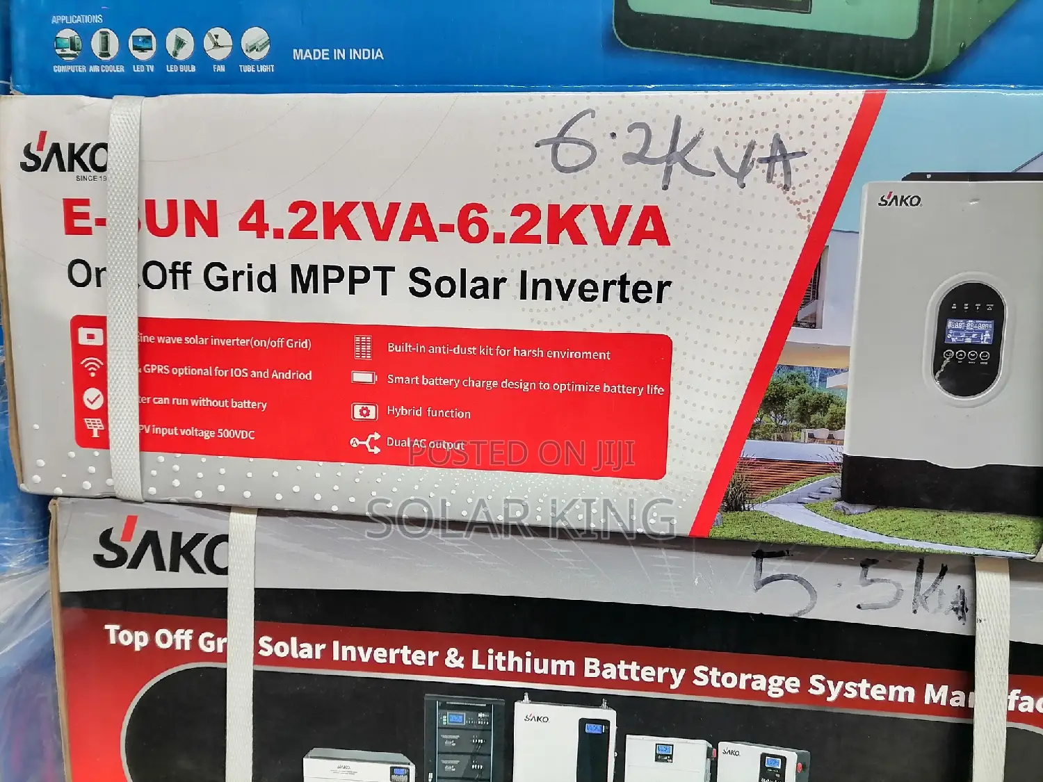 Sako 6.2kva Transformerless Hybrid Inverter Available in Ojo ...