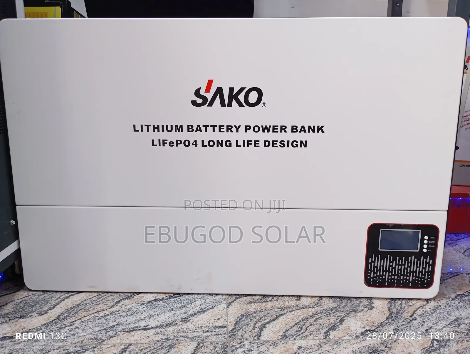 Sako Solar Lithium Battery 15kwh Power Bank Battery Life Po4 in Ibadan ...