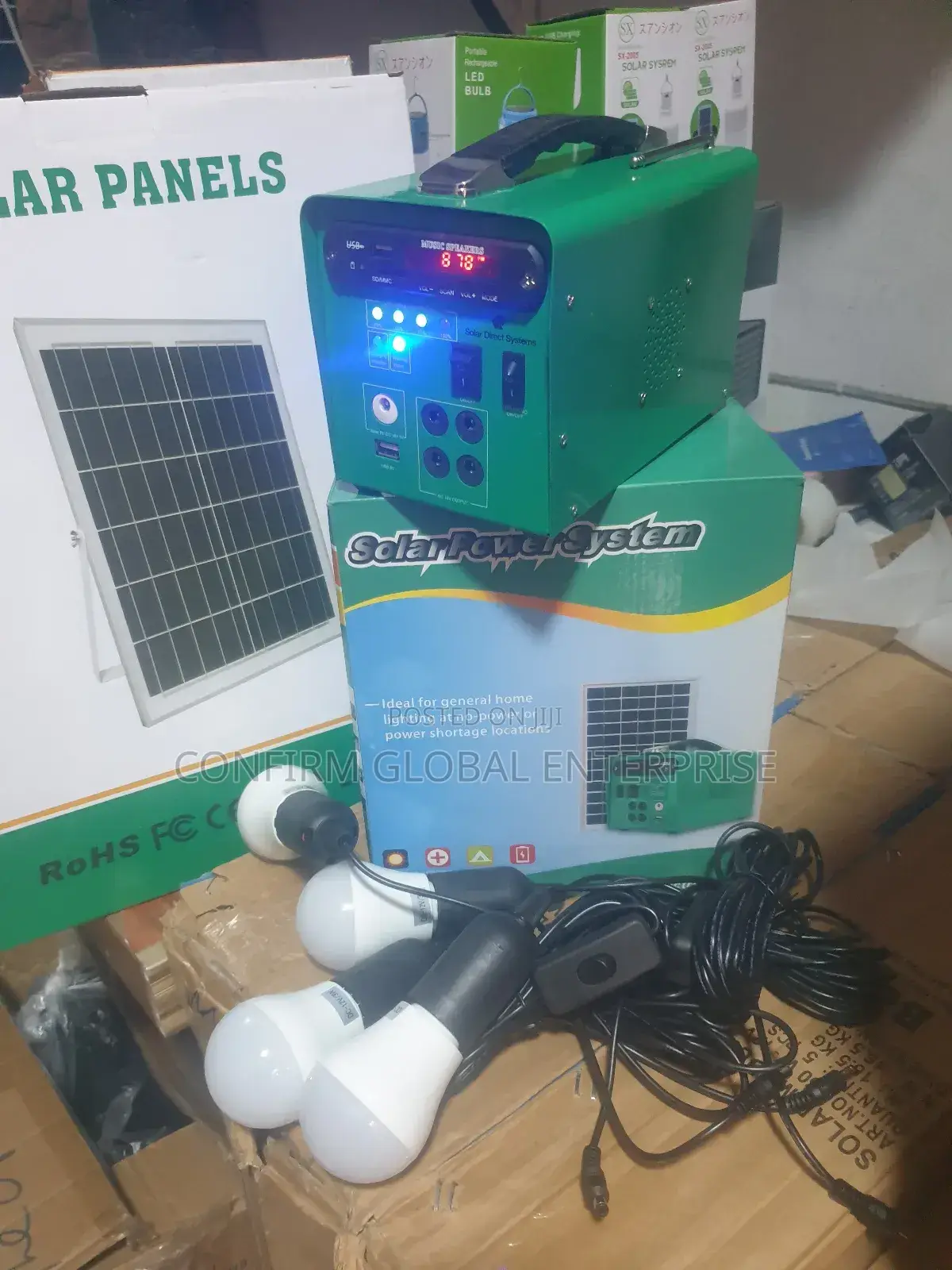 Portable All in One Solar Power Station With 4 Dc Bulb in Ikorodu ...