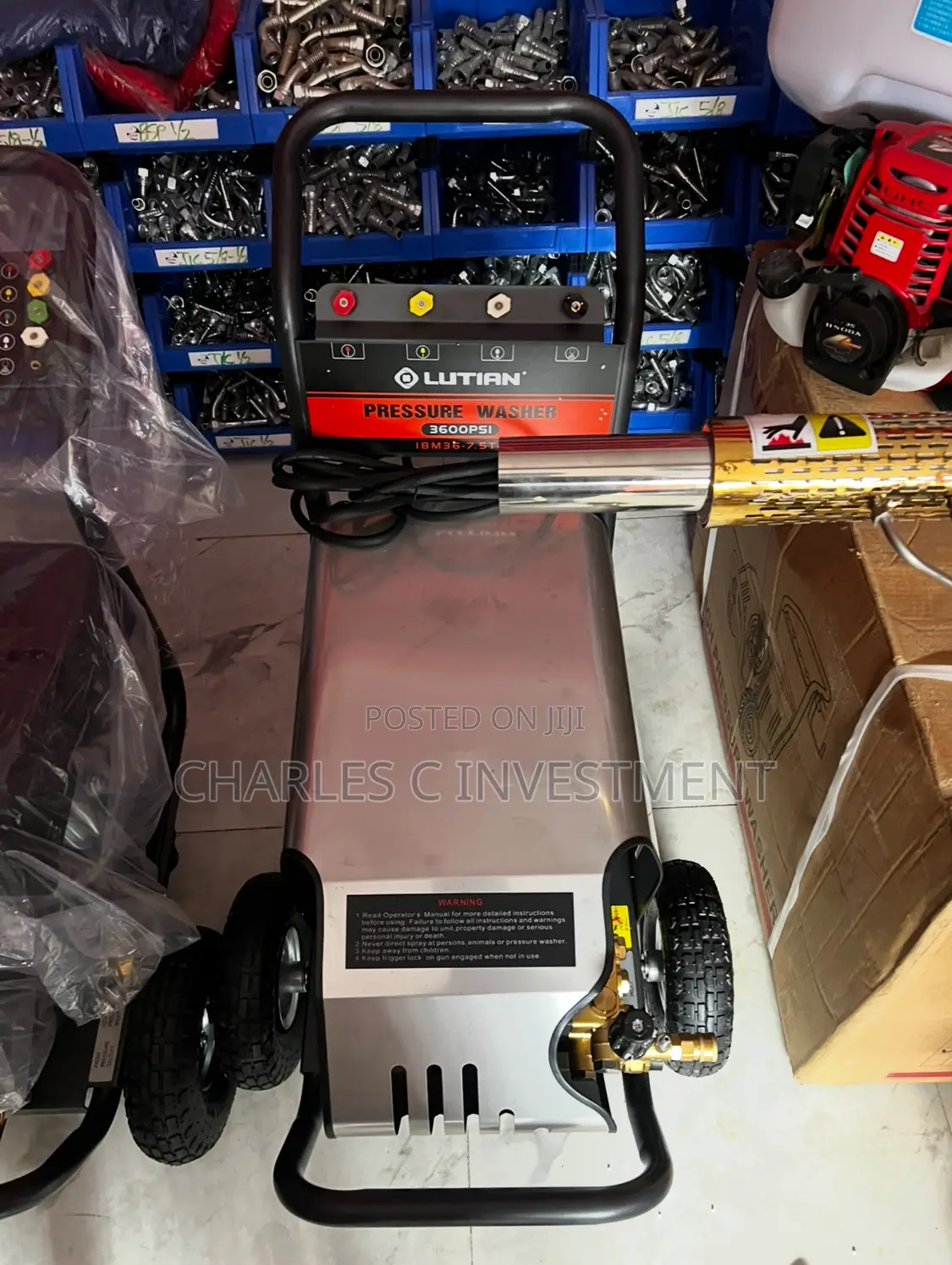 Electric Powered Lutian Pressure Washer in Ojo - Garden Supplies ...