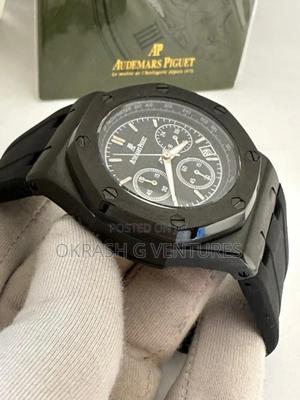 Audemars Piguet (Ap) Chronograph Black Rubber Strap Watch in Lagos ...