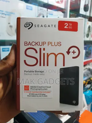 Seagate Backup Plus Slim 2tb External Hard Drive Portable in Ikeja ...