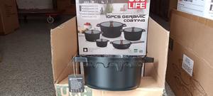 Ucc Life 10pcs Ceramic Coating Non Stick Cookware W/Fry Pan in Surulere ...