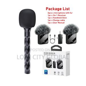 3in1 Wireless Mic Handheld Stick Lapel Microphone Kit F11-2 for sale ...