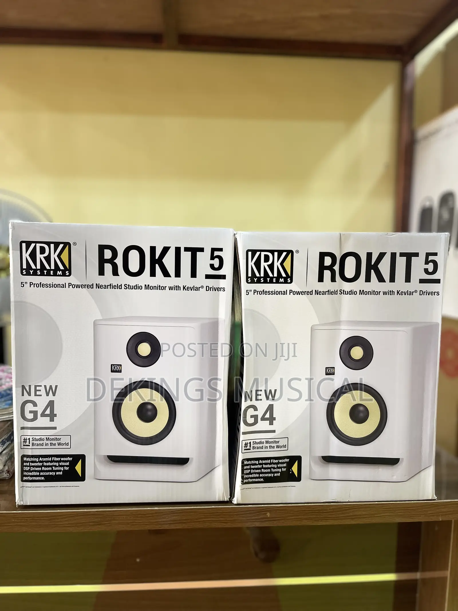 KRK Rokit 5 G4 White Powered Studio Monitor in Ojo - Audio & Music ...