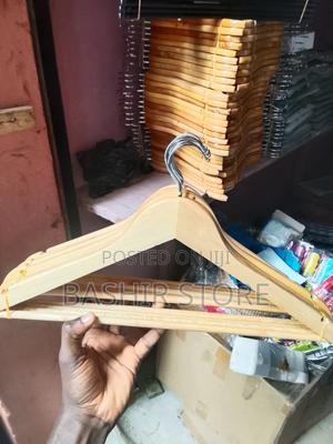 10 Set Wooden Clothes Hanger Without Clips in Lagos Island (Eko ...