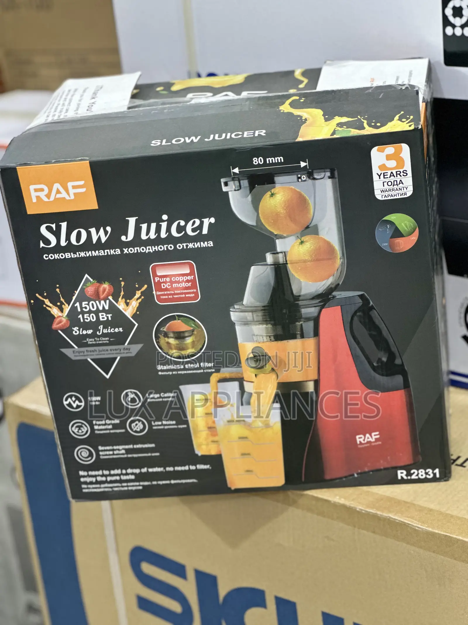 Raf Juice Bloom 150w Slow Fruit Juicer and Extractor R.2831 in Ikeja - Kitchen Appliances, Lux ...