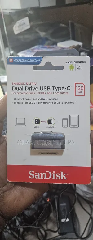 Sandisk Ultra Dual Drive Usb-C 128gb in Ikeja - Computer Hardware, Eze Nwafor | Jiji.ng