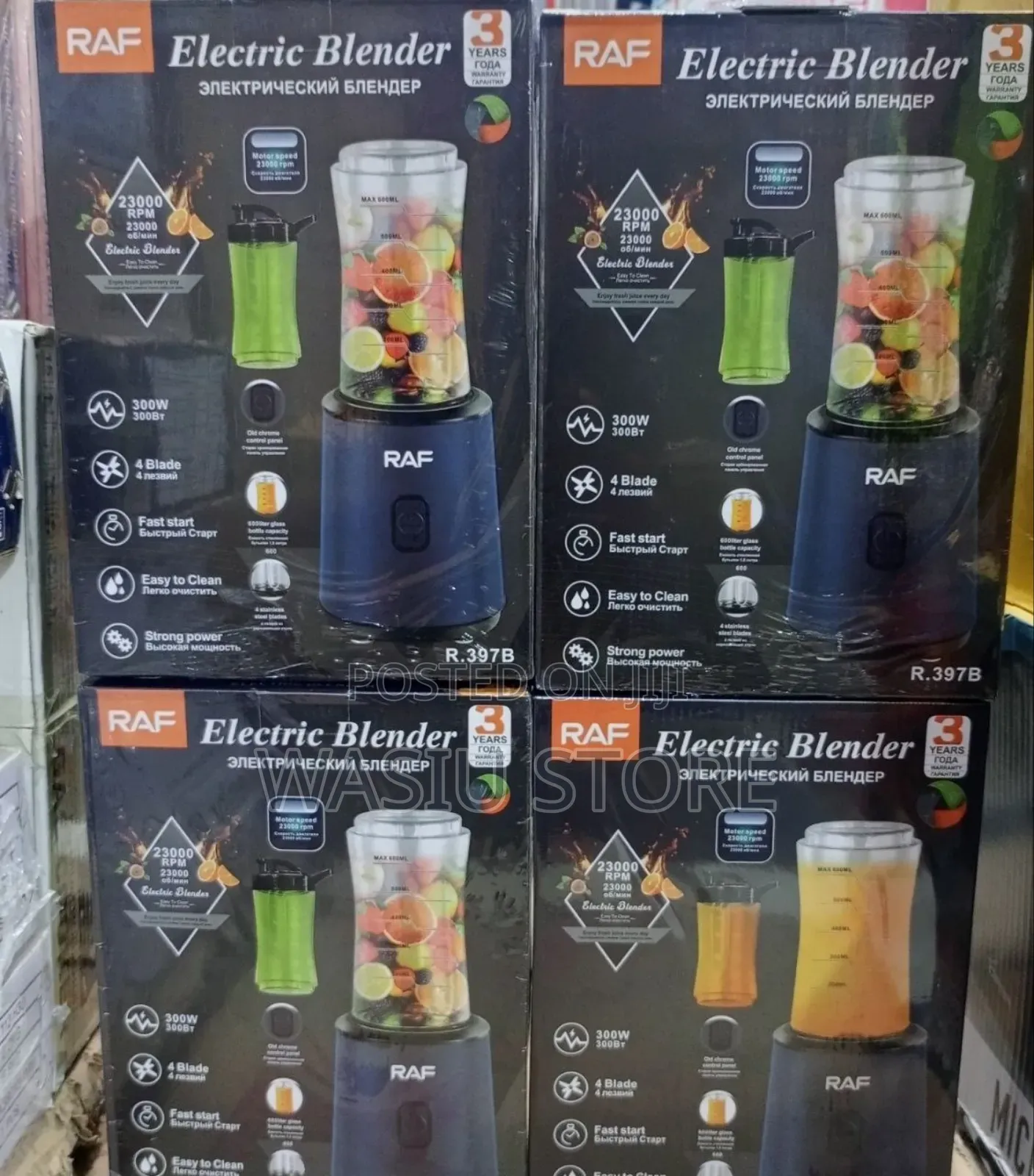 Raf Electric Blender, Model R.397b in Lagos Island (Eko) - Kitchen Appliances, Idris Alade | Jiji.ng