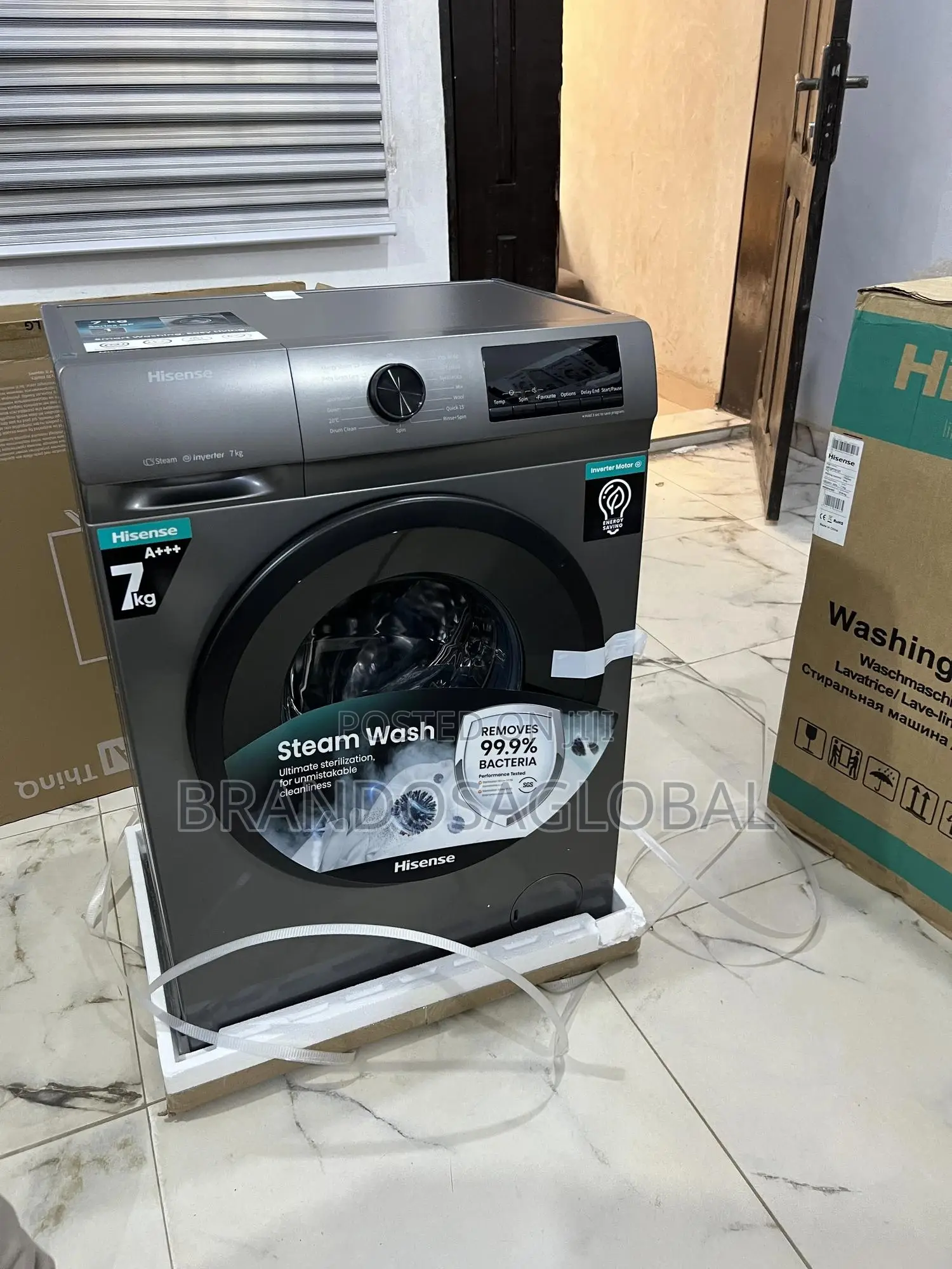 Hisense 7kg Smart 1200rpm Front Load Auto Washing Machine in Lagos ...